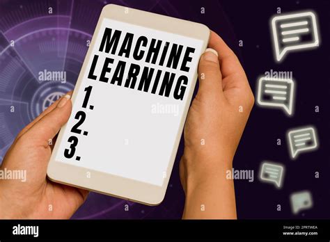 Inspiration Showing Sign Machine Learning Word Written On The Concept