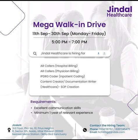 Walkin Jindalhealthcare Jindaljobs Upjobs Jobs24 Jobopportunity