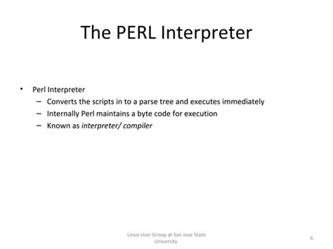 Perl 101 The Basics Of Perl Programming Ppt Programming Languages Computing