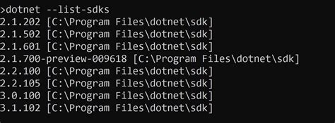 How To Check Net Core Version Installed Sdk And Runtime