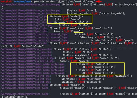 Source Code Audit With Grep Command Secnhack