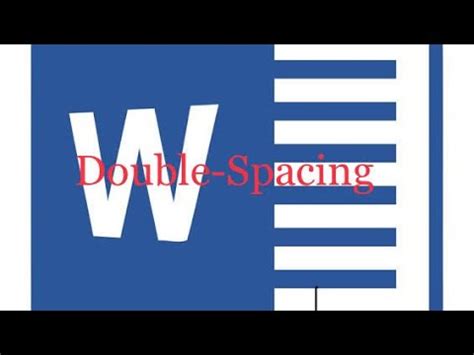 How To Set Double Line Spacing In Microsoft Word YouTube