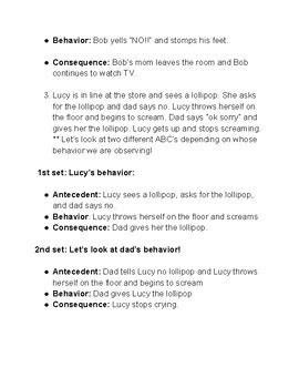 ABC S Of Behavior Parent Training ABA By Samantha Muro TPT