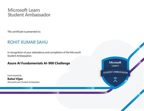 Completed The Microsoft Azure Ai Challenge Rohit Kumar Sahu Posted On The Topic Linkedin