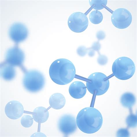 Premium Vector Abstract Molecules Design Molecular Structure