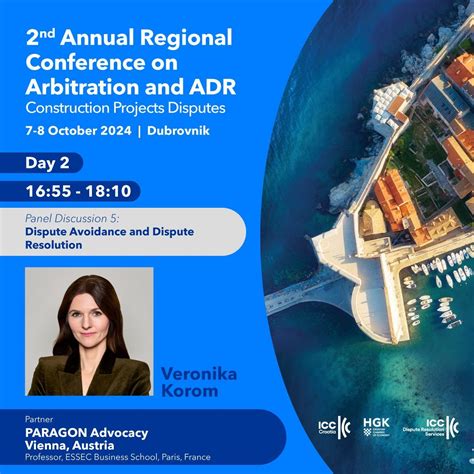 Veronika Korom On Linkedin Icc Arbitration Adr Constructionlaw Disputeresolution Cee