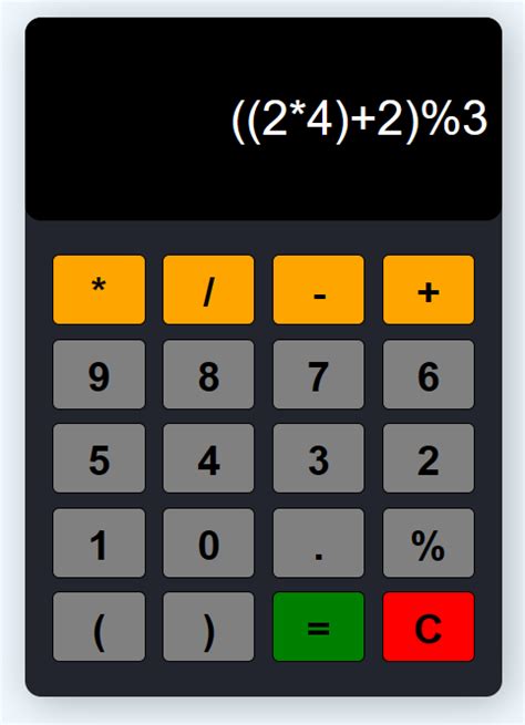 Github Suryamahesh789simple Calculator Simple Calculator Html Css Js