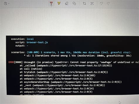 unable to run k6 browser script grafana k6 grafana labs community