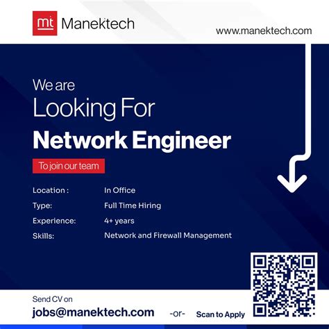 Manektech On Linkedin Network Engineer Networkengineer Hiringnow