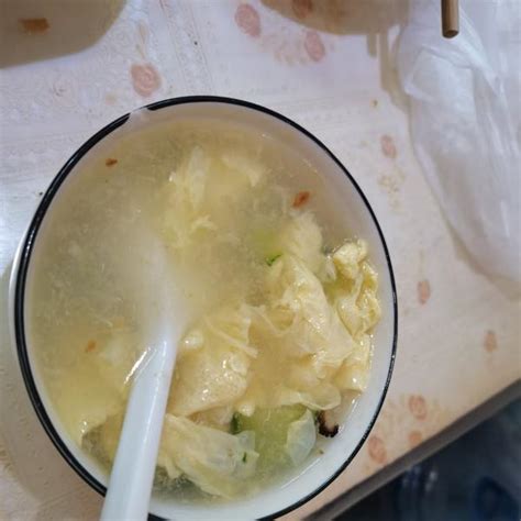 【复刻奥运村美食～黄瓜蛋花汤图片】紫薯粥色下厨房