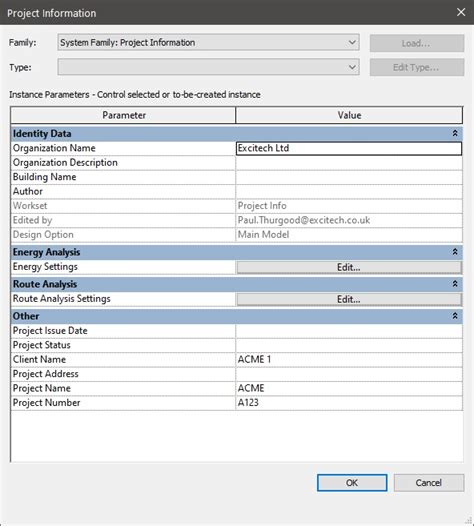 Model Information Properties