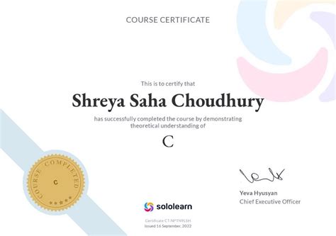 shreya saha choudhury on linkedin sololearn c tech