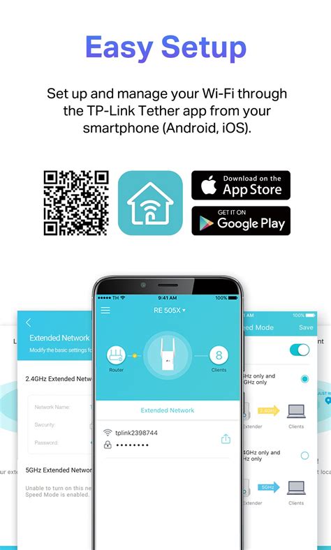 Tp Link Dual Band Gigabit Wireless Wi Fi Extender Booster With Ap Mode Re X Ax Supports