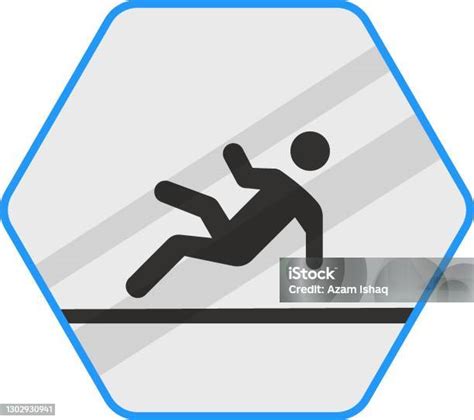 미끄러운 수영장 영역 개념 벡터 블루 컬러 아이콘 디자인 수영장 및 해변 안전 규칙 흰색 배경에 주의 젖은 바닥 기호 수영장 갑판은 물 선물미끄러워 될 수 있습니다 거리에