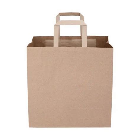 Plain Brown Kraft Paper Bags For Grocery 10 Kg At Rs 5piece In