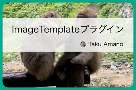 ImageTemplate コンテンツのデータとMTMLから画像を生成するプラグイン blog taaas jp