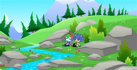 Sonic And Rainbow Dash Chiling At The Field By Yungstuff On Deviantart