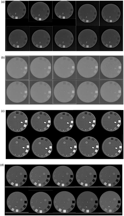 A Images Of The U QA Phantom Obtained For General X Ray Imaging Download Scientific Diagram