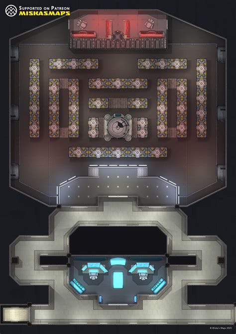Data Archive Mainframe 24x34 Miskas Sci Fi Maps In 2023 Tabletop
