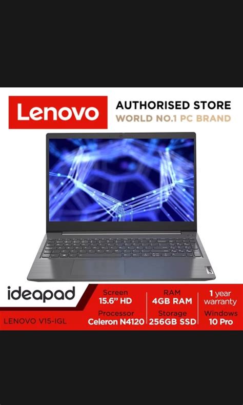 Lenovo V15 IGL Laptop Computers Tech Laptops Notebooks On Carousell