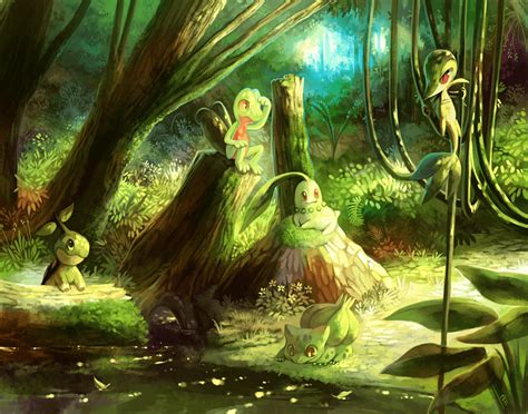 Chikorita Hd Wallpapers Wallpaper Cave