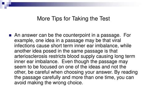 PPT Accuplacer Reading Comprehension Test PowerPoint Presentation Free Download ID