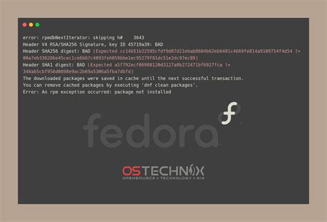 Solved Error Rpmdbnextiterator Skipping In Fedora Linux Ostechnix