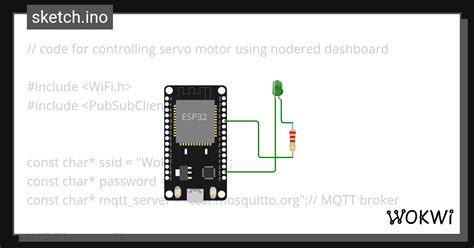 Nodered Wokwi Esp32 Ledvalide Wokwi Esp32 Stm32 Arduino Simulator