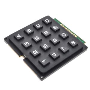 Teclado Matriz 4x4 Matricial Arduino Plastico Botones Fabricación e insumos de electrónica