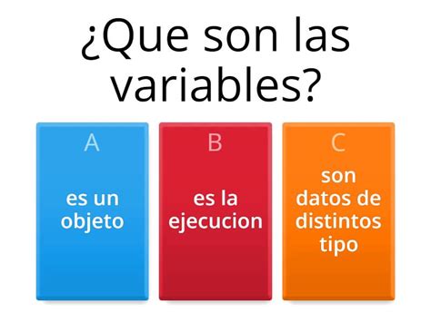 Tipos De Variables Y Funciones C Questionário