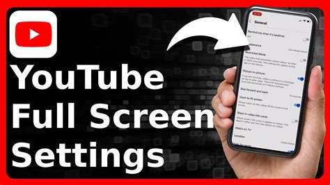 Youtube Full Screen Settings Youtube