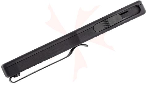 Hk Knives By Hogue Hadron Otf Auto Knife 3375 154cm Black Plain Clip