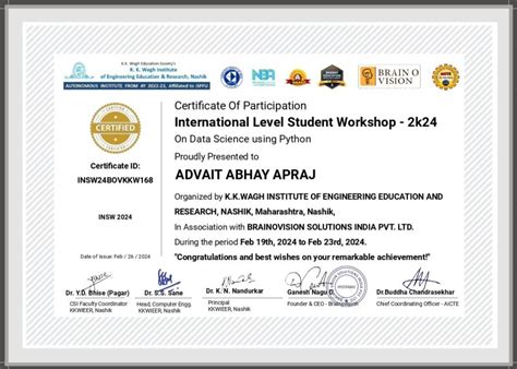 Advait Apraj On Linkedin Datascience Python Education Achievement