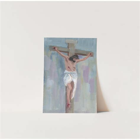 Crucifixion Wall Art — “beautiful Surrender” Christian Print Made Seen
