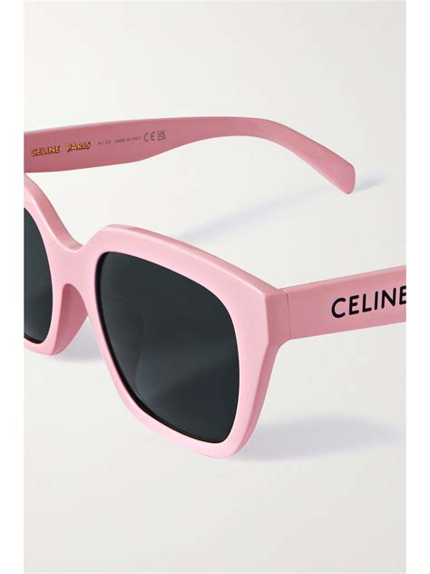 Celine Eyewear Oversized Square Frame Acetate Sunglasses Net A Porter