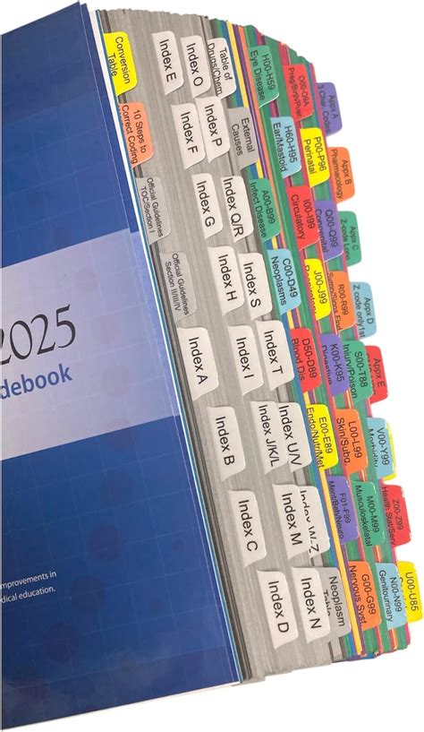 Book Tabs For Icd 10 Cm Aapc Expert 2025 The Complete Official Codebook With