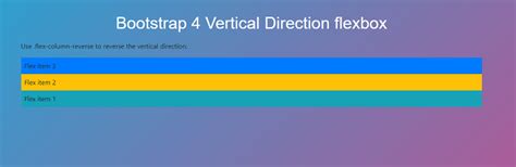 Bootstrap 4 Flexbox Online Tutorials Library List