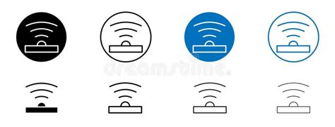 Sensor Icon Vector Stock Vector Illustration Of Machine 348078493