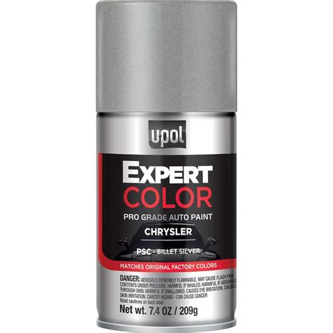 U Pol Expert Color Touch Up Paint Billet Silver Paint Code Psc