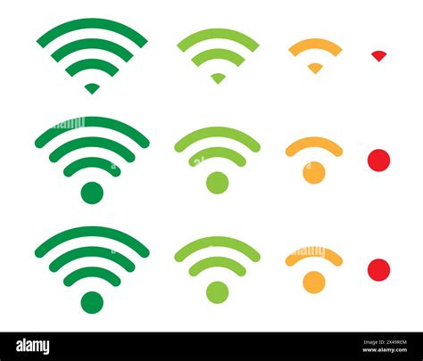 Set Of Vector Wi Fi Icon For Communication Telecommunication Communication Wireless Signal
