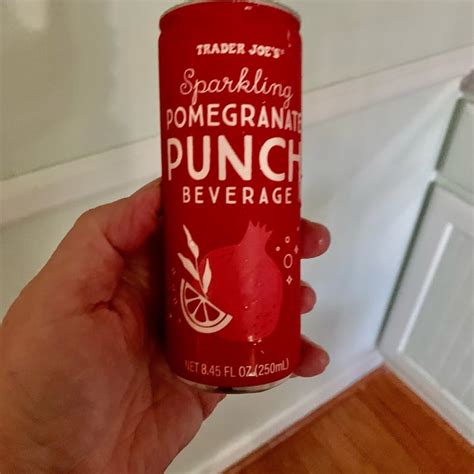 Trader Joes Sparkling Pomegranate Punch Beverage Review Abillion