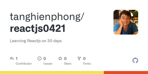 Github Tanghienphong Reactjs Learning Reactjs On Days