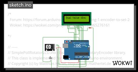 Dual Value 1enc Wokwi Esp32 Stm32 Arduino Simulator