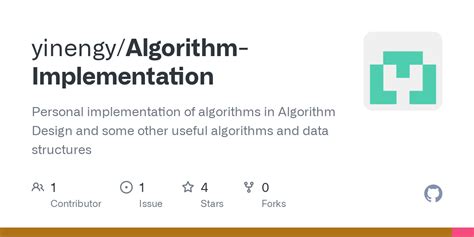 Github Yinengy Algorithm Implementation Personal Implementation Of Algorithms In Algorithm