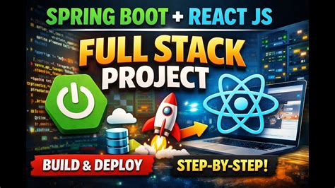 Spring Boot React Js Full Stack Project 🔥 Build And Deploy Complete