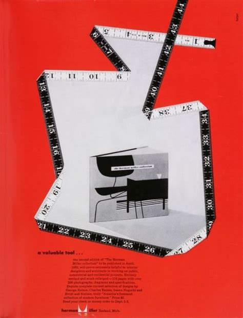 Herman Miller Ad Graphisme Graphic Objets Vintage