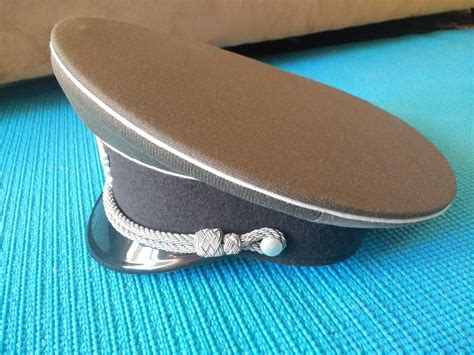 Original Post Ww2 East German Ddr Nva Army Officers Visor Hat Peaked Cap Size 56 1920215600