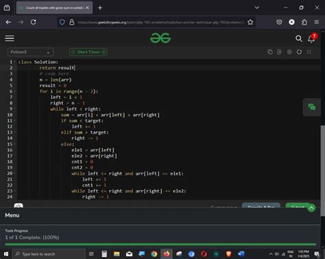 Harish Krishnan C On Linkedin Geekstreak2024 Gfg160 Gfg Dsa