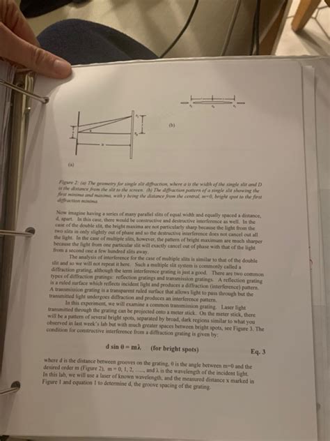 Laboratory 13 Diffraction Objectives 1 To