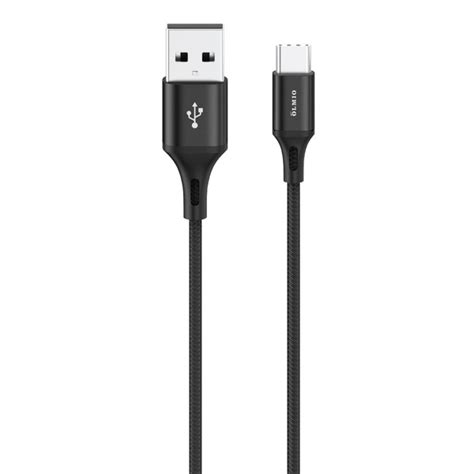 Кабель Usb 2 0 Usb Type C Olmio Кабель Basic Usb 2 0 Type C 1 2м 2 1a черный купить по